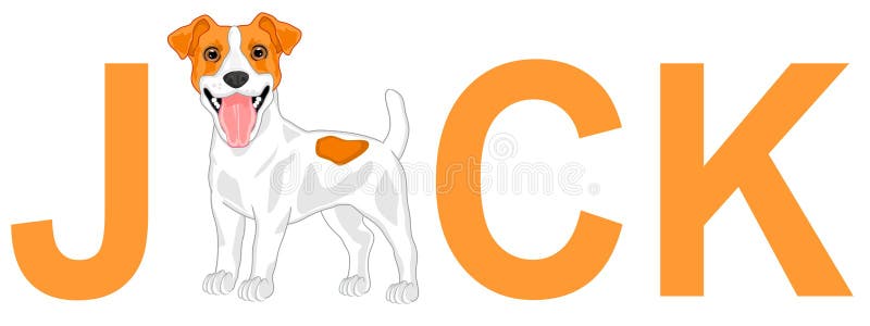 Jack Russell Terrier Cartoon Stock Illustration - Illustration of puppy ...