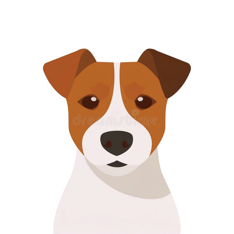 Jack Russell Terrier Posing on Transparent Background Stock ...