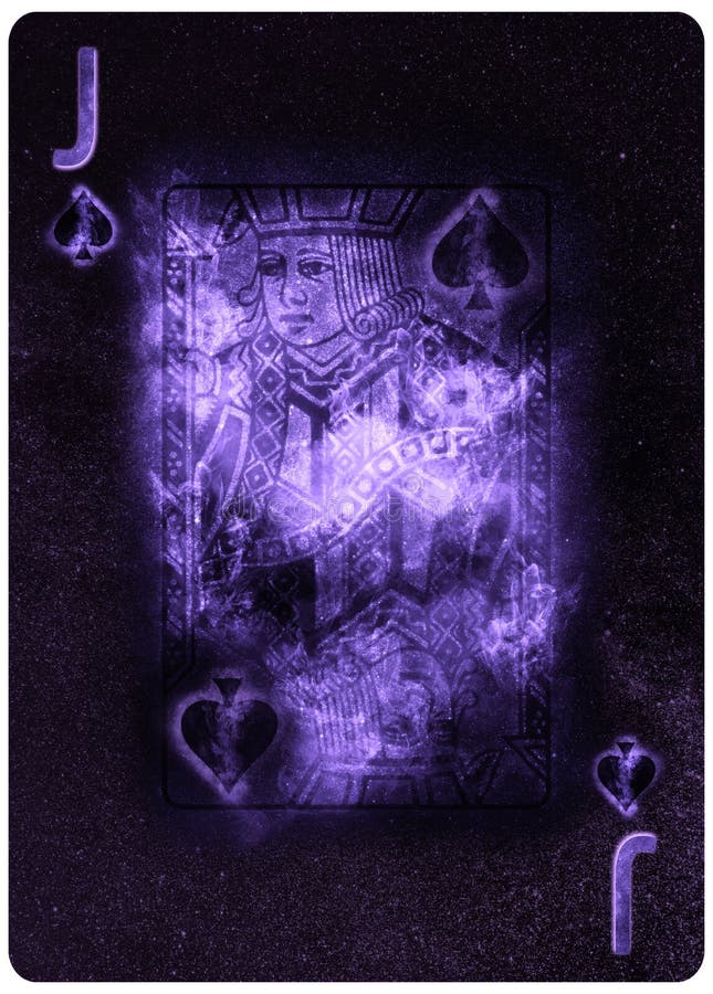 Jack of Spades Playing Card Abstract Background Stock Illustration ...