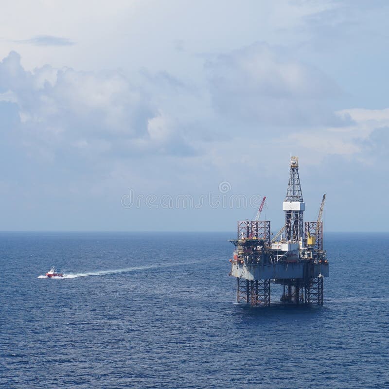 Flare Boom on Offshore Oil Rig Stock Image - Image of flare, petroleum ...