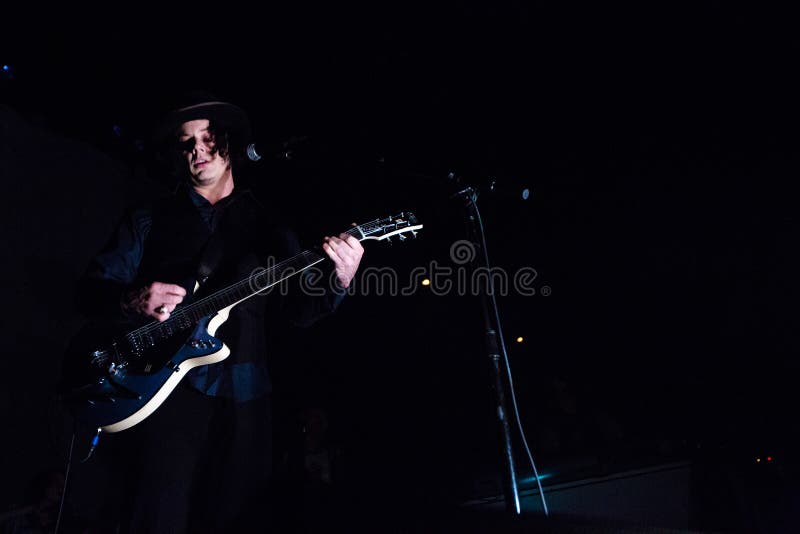 Jack White in Concert editorial image. Image of roll - 26179655