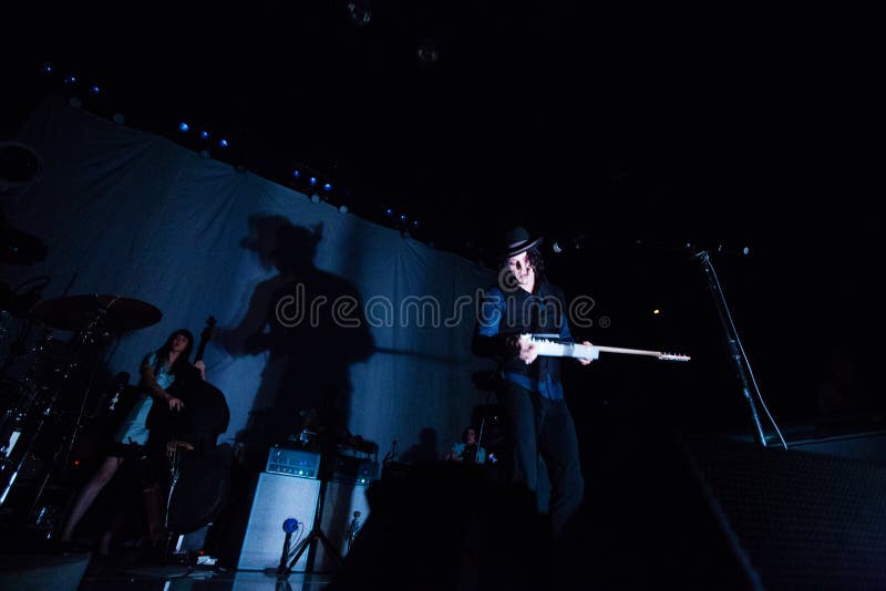 Jack White in Concert editorial image. Image of roll - 26179655