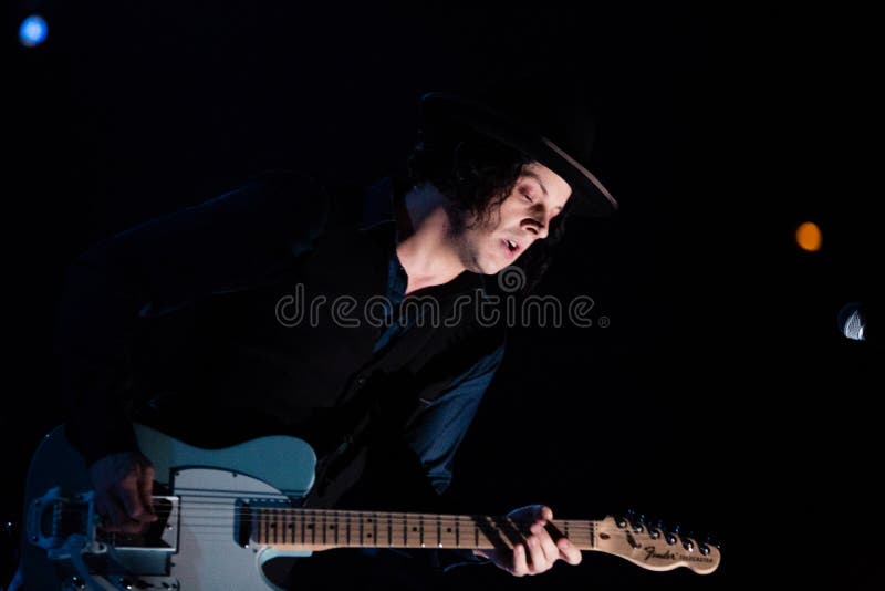 Jack White in Concert editorial image. Image of roll - 26179655