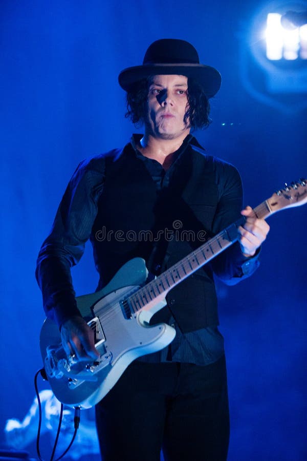 Jack White in Concert editorial photography. Image of jack - 26179737
