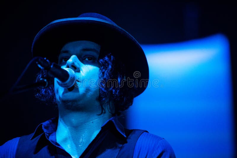 Jack White in Concert editorial photography. Image of white - 26179962