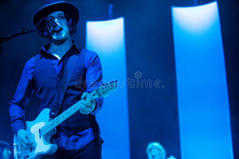 Jack White in Concert editorial photography. Image of white - 26179962