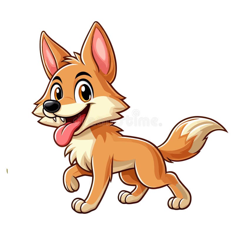 Jackal Vector, Icon Vector Illustration 205 Stock Vector - Illustration ...