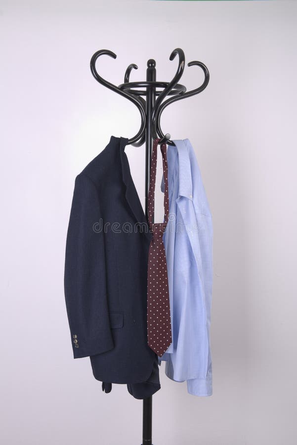 Jacket hung stock image. Image of shirt, home, cloth - 57085317