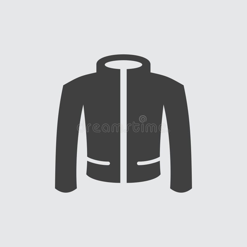 Red Sport Jacket Icon stock vector. Illustration of equipment - 92011738