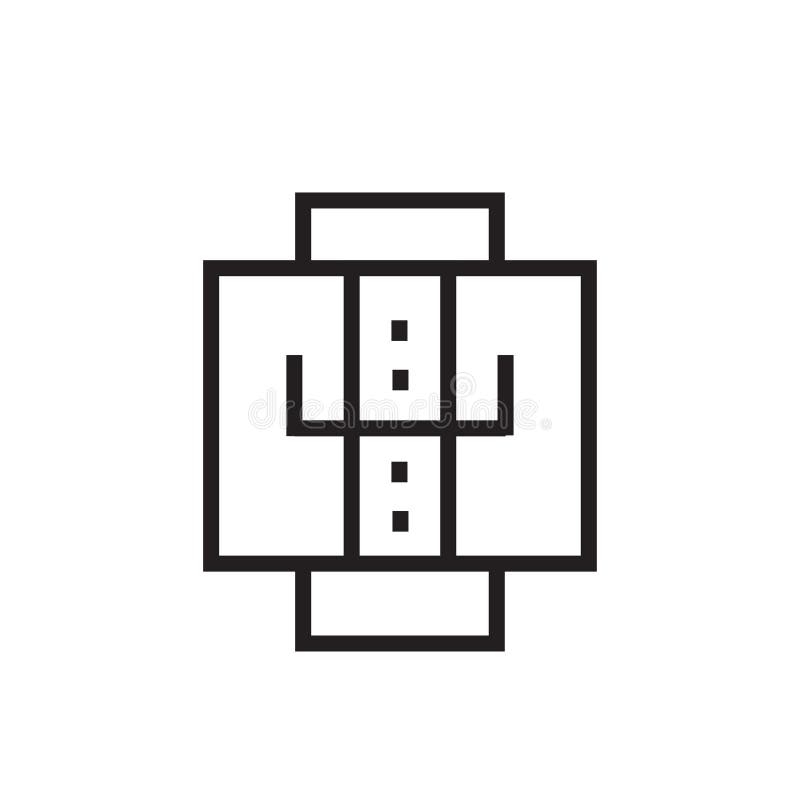 Jacket Icon Vector Sign And Symbol Isolated On White Background Stock ...