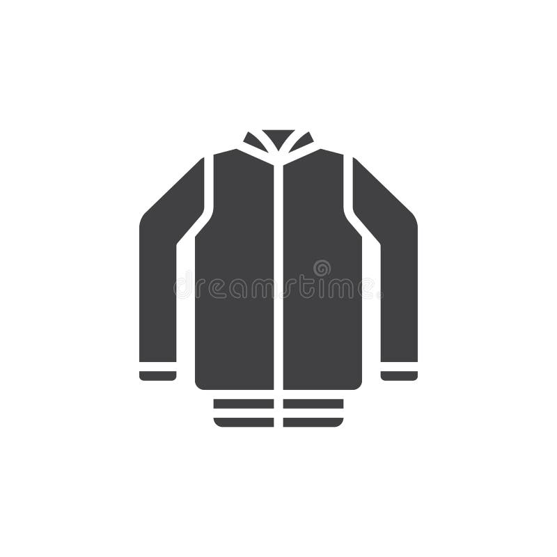 Jacket icon vector stock vector. Illustration of glyph - 98555942