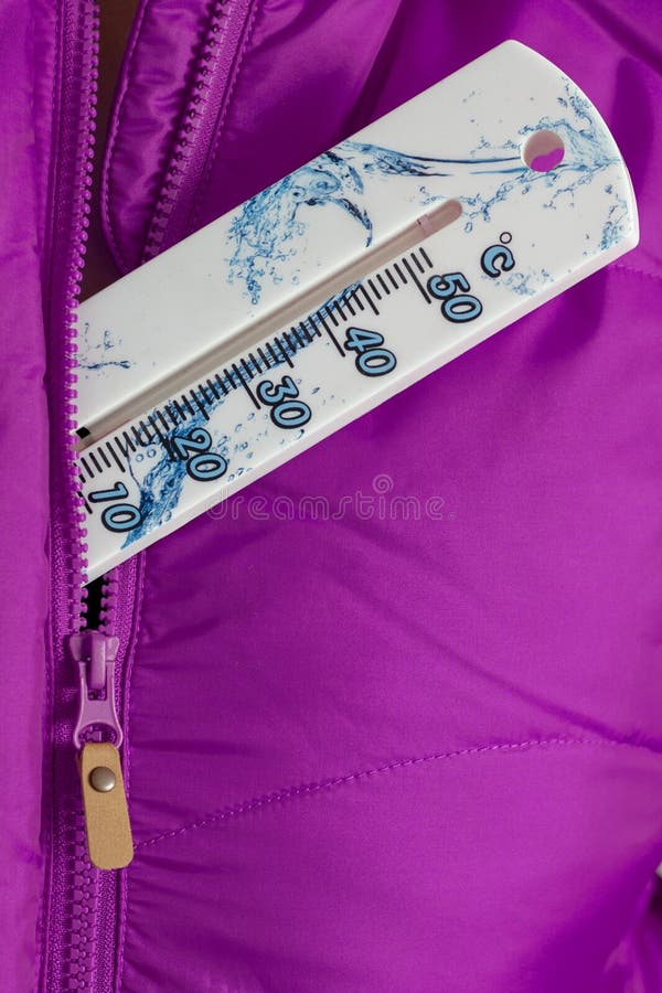 Jacket and thermometer stock photo. Image of equipment - 290353062