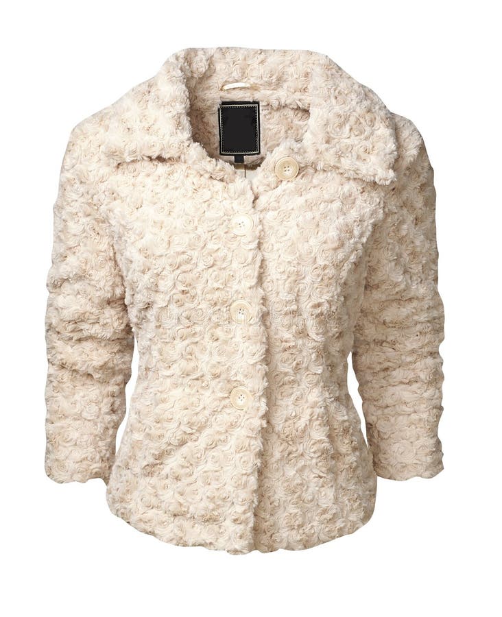 Jacket Women Isolated on White Stock Photo - Image of female, beauty ...