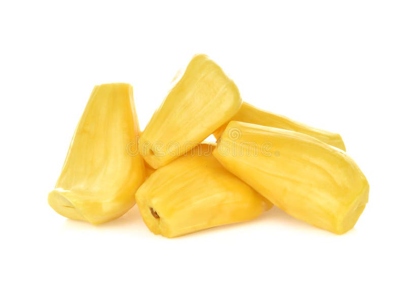 Jackfruit Isolated on White Background Stock Image - Image of jackfruit ...