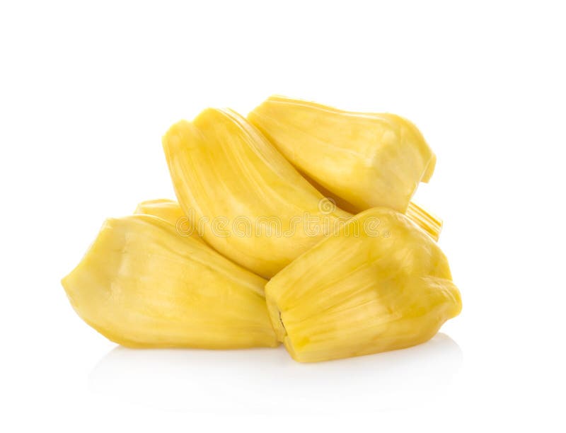 Jackfruit Isolated on White Background Stock Photo - Image of jackfruit ...