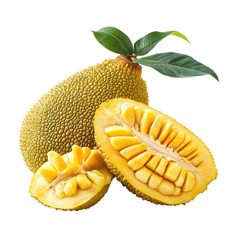 Jackfruit with Slice on Transparent Background - Ai Generated Stock ...