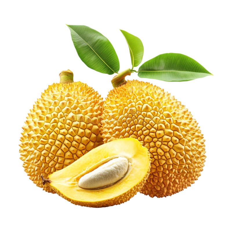 Jackfruit with Slice on Transparent Background - Ai Generated Stock ...