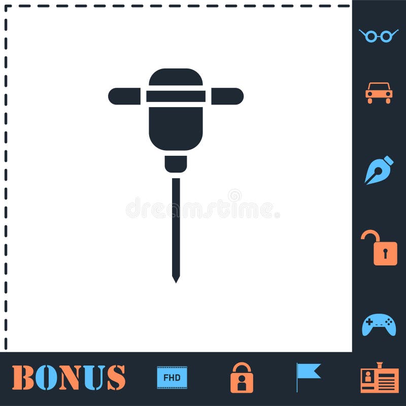 Jackhammer Silhouette Stock Illustrations – 386 Jackhammer Silhouette ...