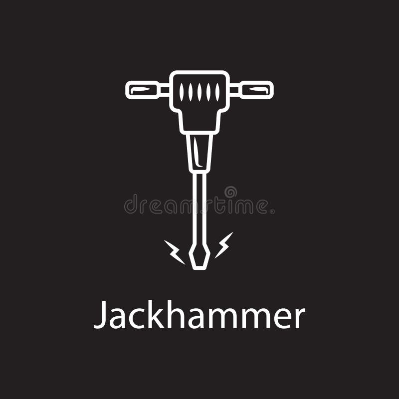 Jackhammer Silhouette Stock Illustrations – 386 Jackhammer Silhouette ...