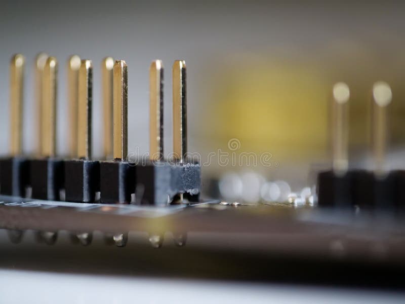 Jackplugs of Motherboard of PC Stock Image - Image of modem, links ...