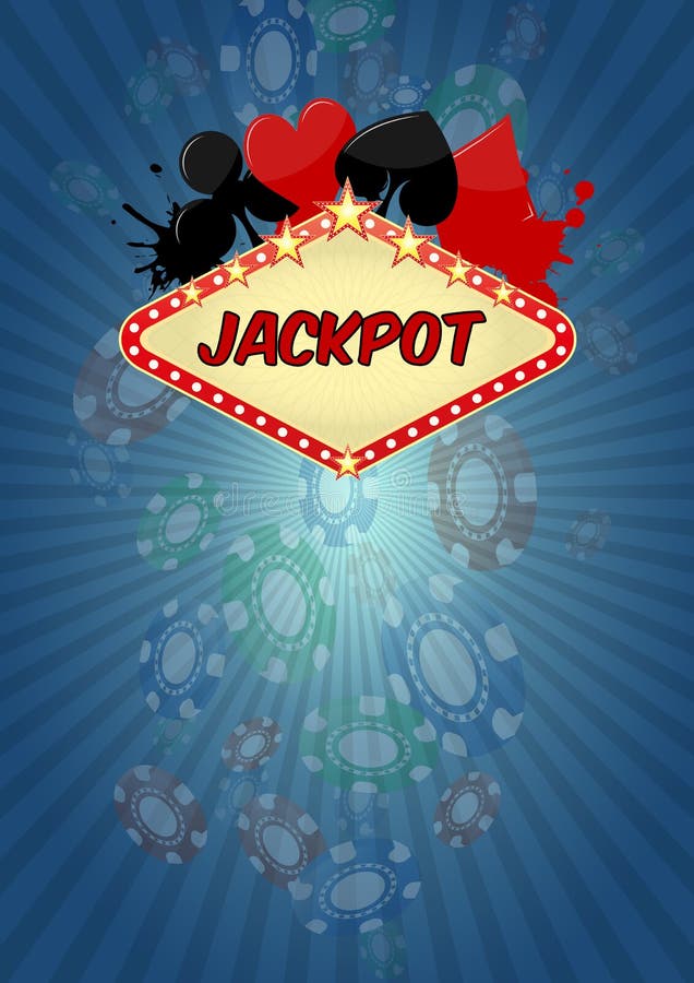Jackpot Logo stock vector. Illustration of slot, fortune - 7678731