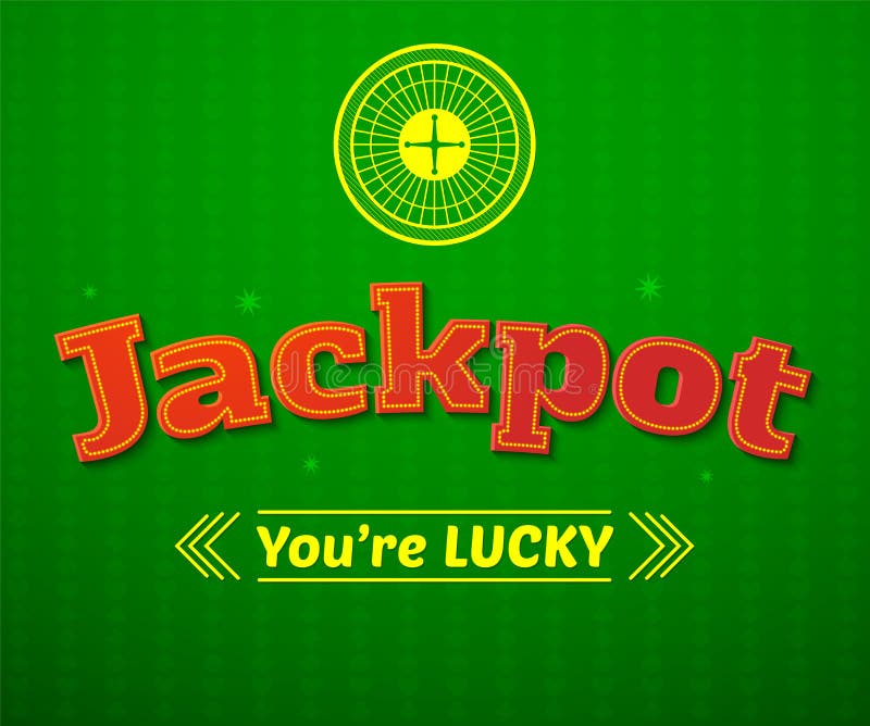Jackpot Logo stock vector. Illustration of slot, fortune - 7678731