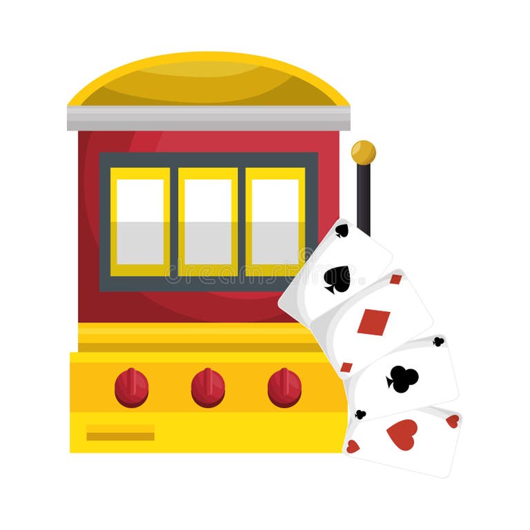 Jackpot Machine Casino Icon Stock Vector - Illustration of risk ...