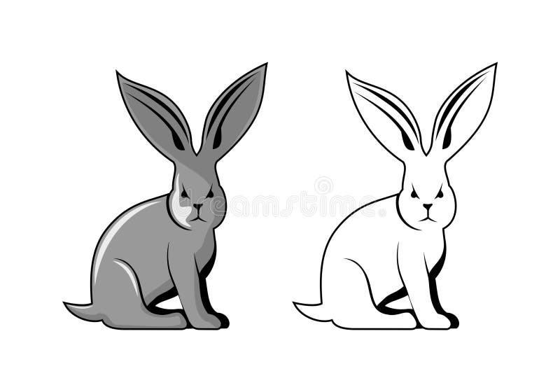 Jackrabbit Logo Stock Illustrations – 249 Jackrabbit Logo Stock ...