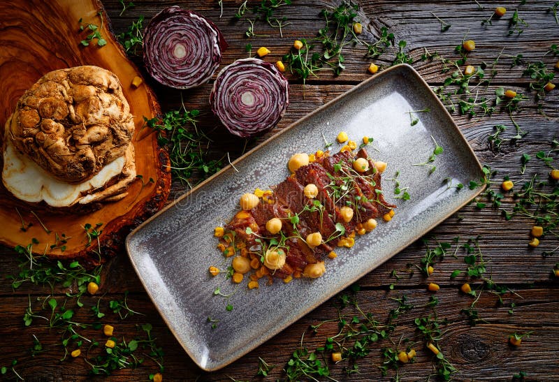 Jacks Beef with Corn USA Recipe Stock Image - Image of heat, american ...