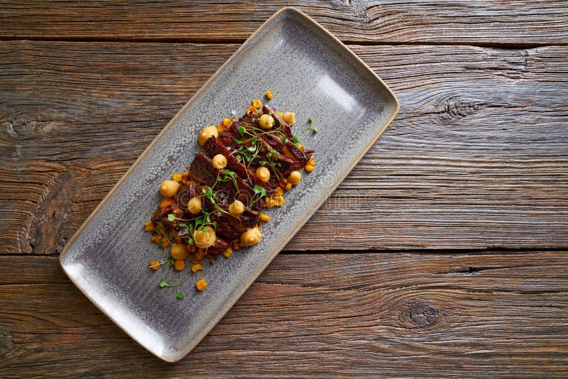 Jacks Beef with Corn USA Recipe Stock Image - Image of chef, grill ...