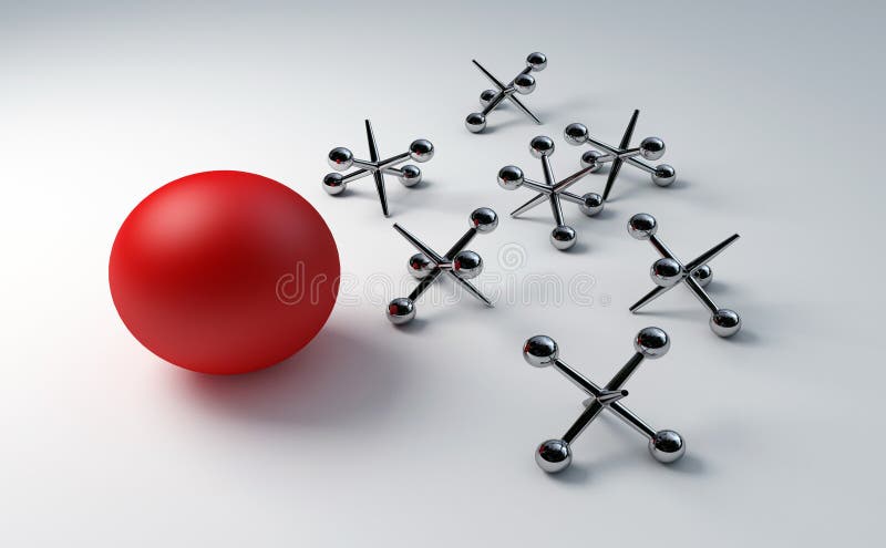 Toy Jacks stock illustration. Illustration of jackrocks - 52865994