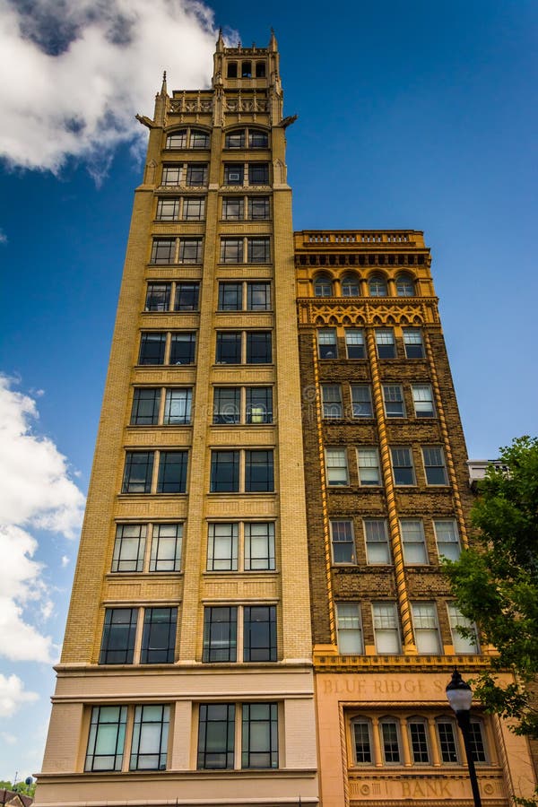 Jackson Building Em Asheville Do Centro, North Carolina Imagem de Stock ...