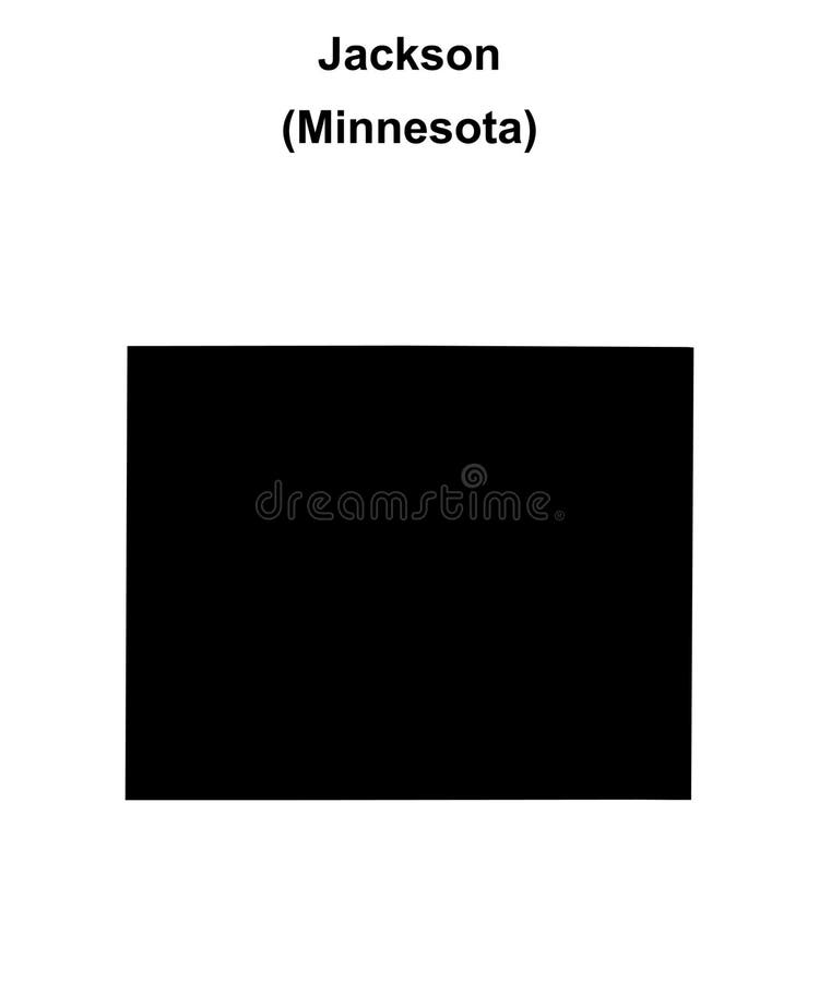 Jackson outline map stock vector. Illustration of vector - 361610702