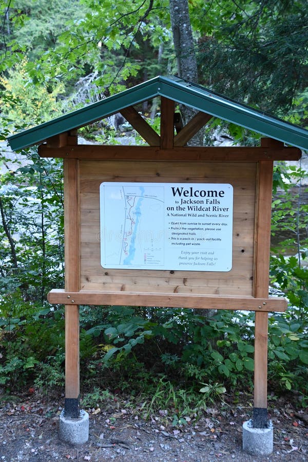 Jackson Falls in Jackson, New Hampshire Editorial Stock Photo - Image ...