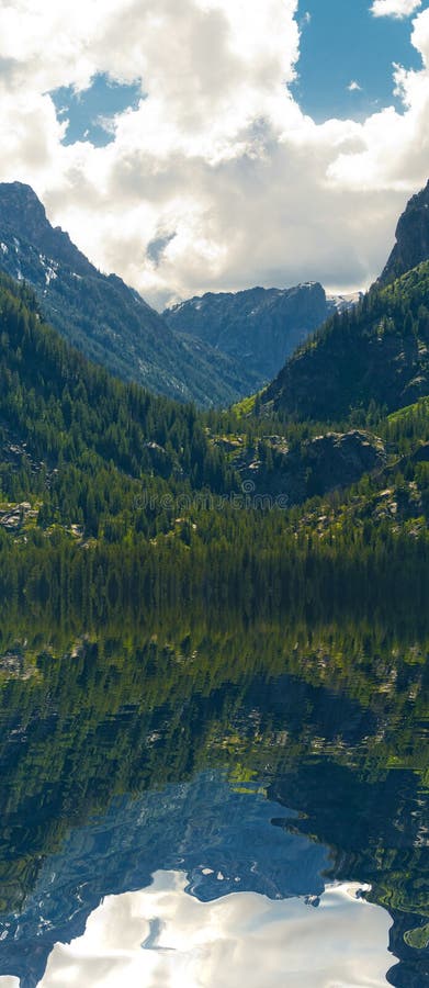 Jackson Lake Landscape stock photo. Image of range, teton - 23721068