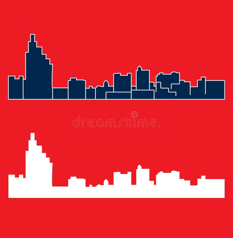 Jackson, Mississippi, City Silhouette Stock Vector - Illustration of ...