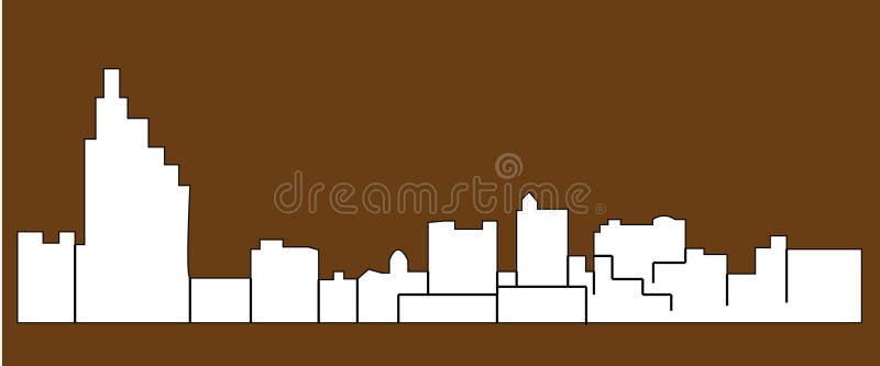 Jackson, Mississippi, City Silhouette Stock Vector - Illustration of ...