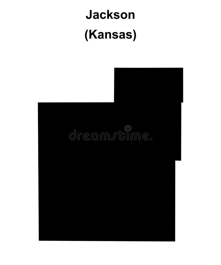 Jackson outline map stock vector. Illustration of boundary - 361548304