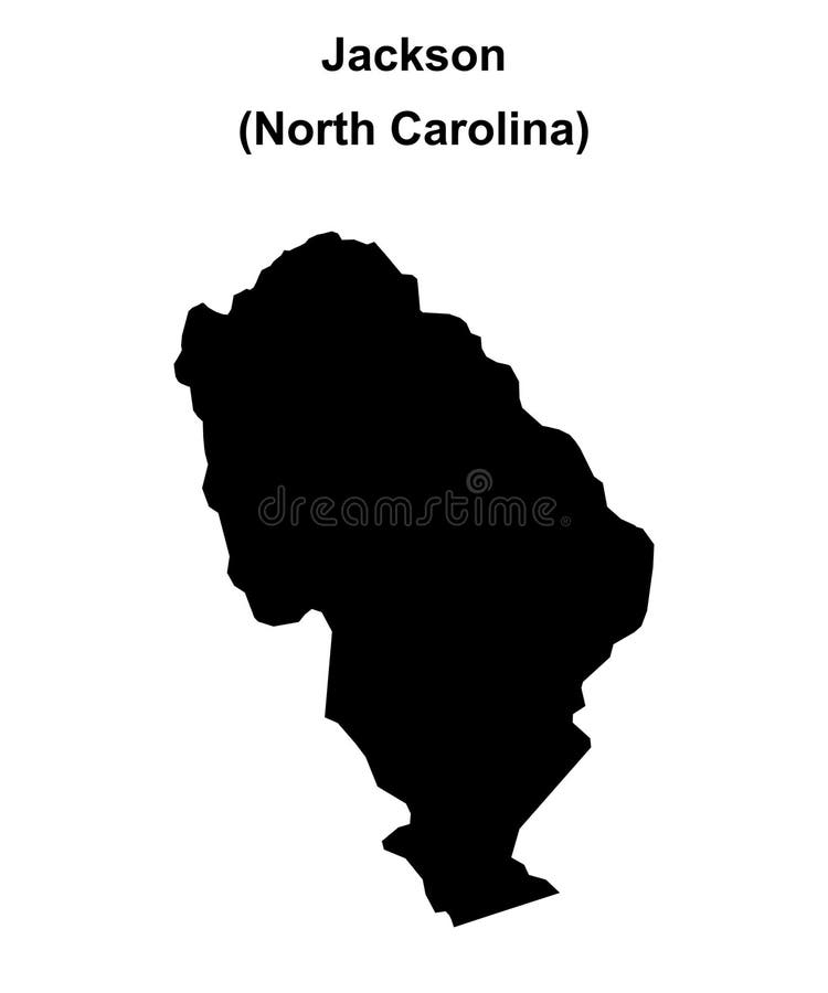 Jackson outline map stock vector. Illustration of wisconsin - 357460824