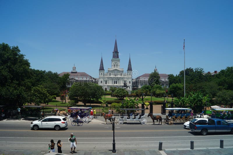 Jackson square editorial photography. Image of church - 42636617