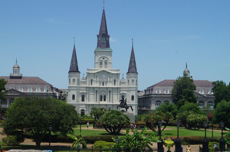 Jackson square stock image. Image of plaza, facade, city - 42636633