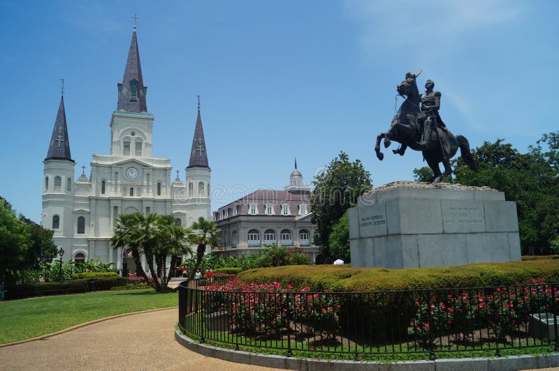 Jackson square stock image. Image of estate, tree, square - 42636651