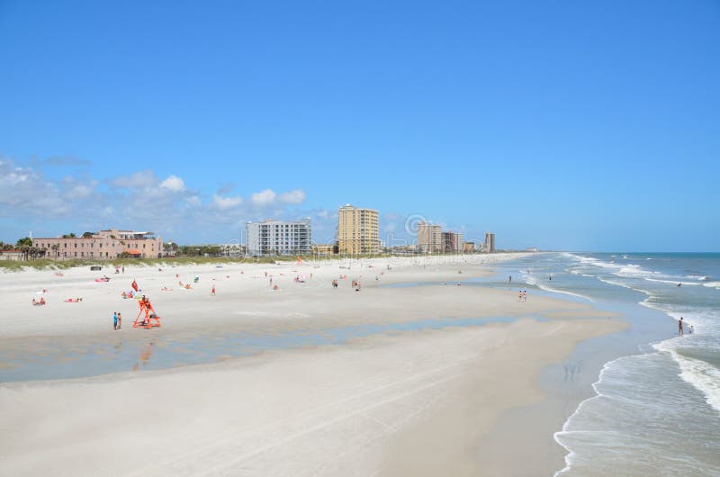 Jacksonville Beach stock image. Image of surf, shoreline - 25000059
