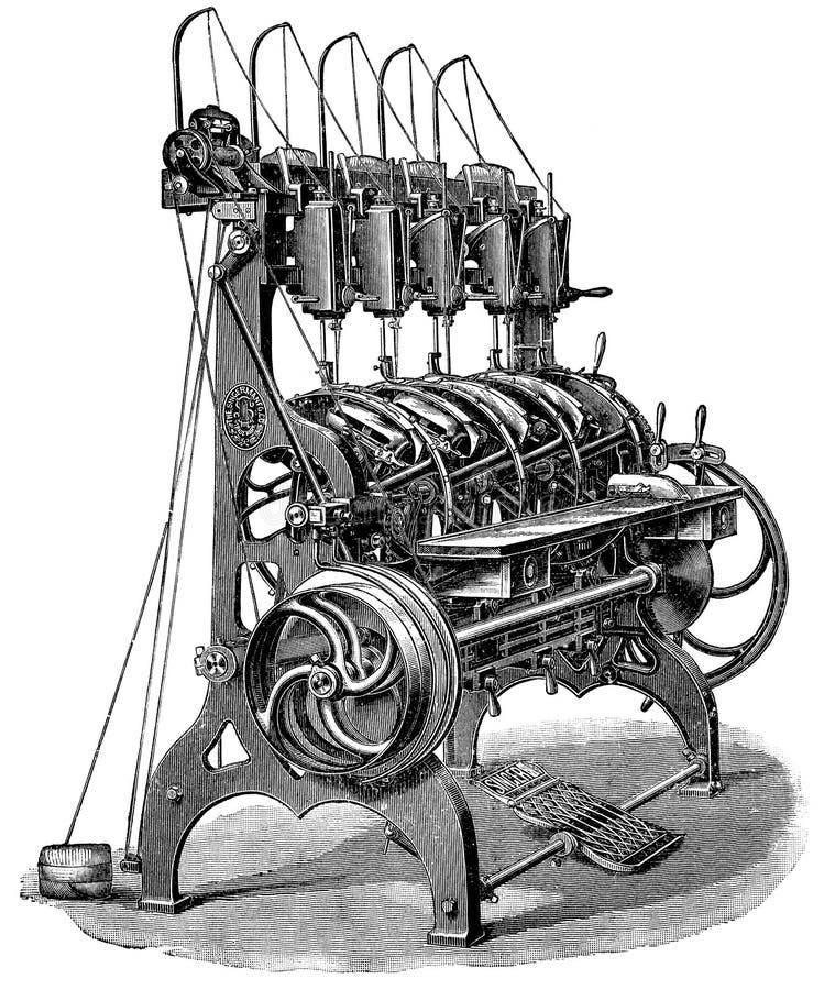 Singer Sewing Machine Stock Illustrations – 40 Singer Sewing Machine ...