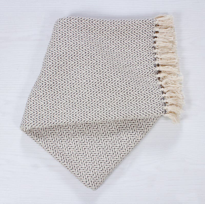 Jacquard and Woven Throw Blanket with High Resolution Stock Image ...
