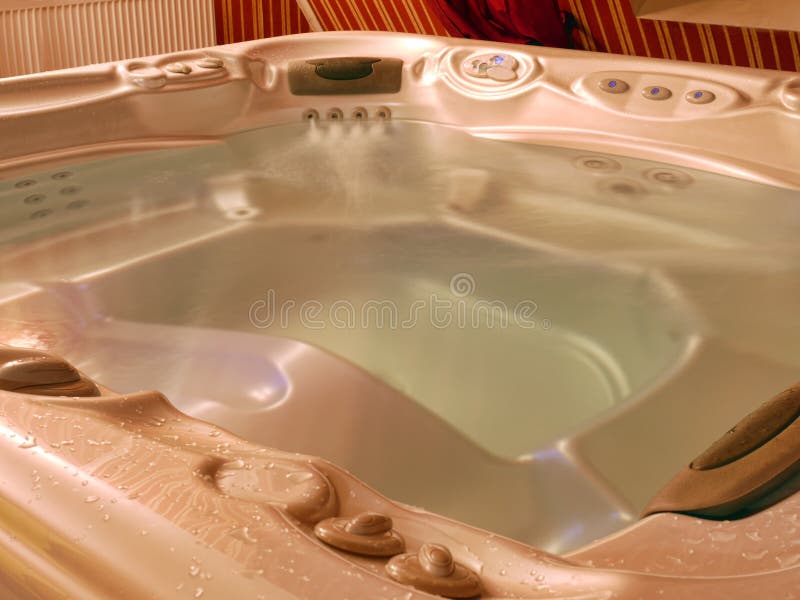 Spa and jacuzzi stock photo. Image of outdoor, design - 9748682