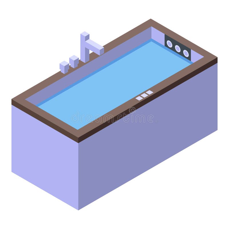 Jacuzzi bathtub styles stock illustration. Illustration of bathroom ...