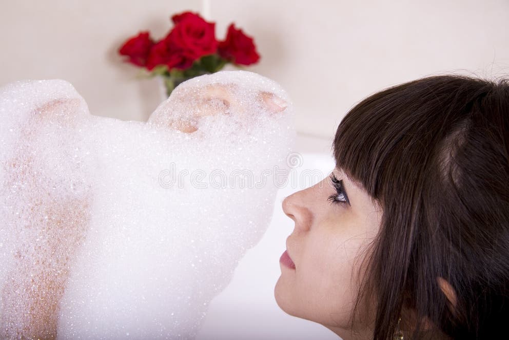 Jacuzzi foam stock image. Image of clean, lady, foam - 10464117