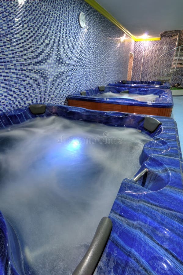 Jacuzzi at a Health Spa Resort Stock Photo - Image of massage, relax ...