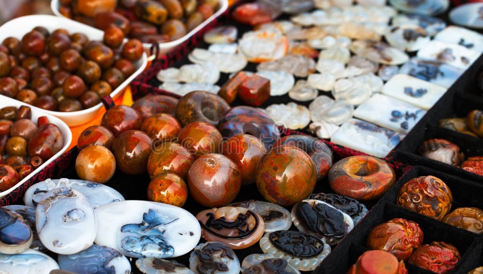 Jade beads stock image. Image of jade, collection, bead - 54265491